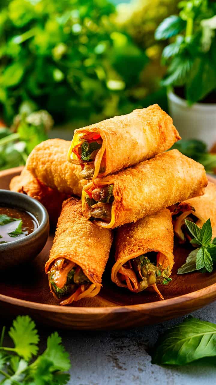 Easy Air Fryer Spring Rolls